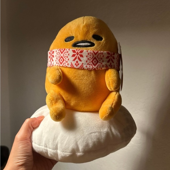 Other | Gudetama Winter Scarf Plush Egg Sanrio San X With Tags | Poshmark